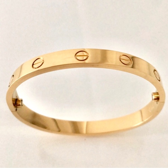 Jewelry | Gold Screw Bracelet Classic Model Love Style | Poshmark